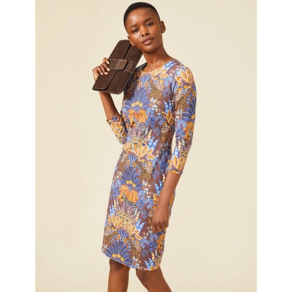 J. McLaughlin | Dresses | J Mclaughlin Sophia Dress Safaria Print Shift ...